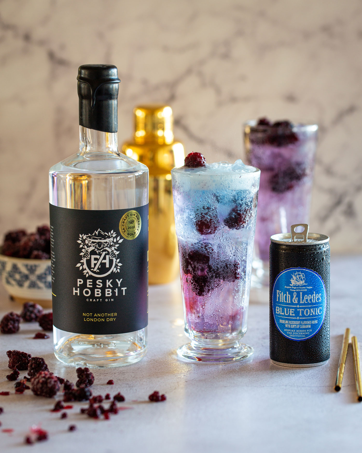 Pesky Hobbit Gin x Blue Tonic - Fitch & Leedes UK