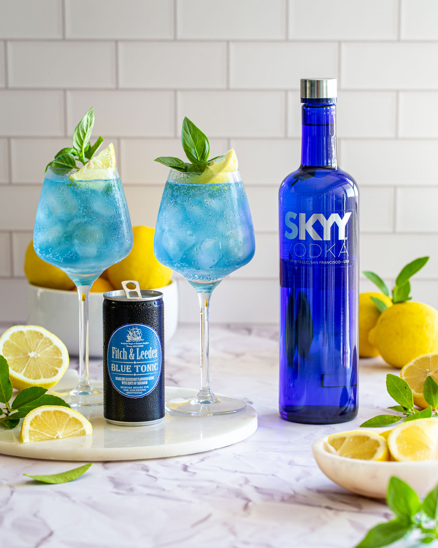 SKYY Vodka x Blue Tonic: Sky-Blue Vodka Tonic - Fitch & Leedes UK